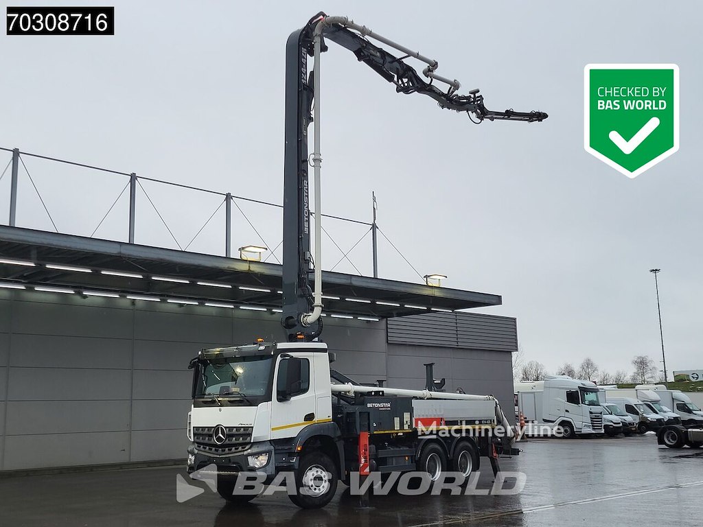 Mercedes-Benz Arocs 2636 6X4 24mtr Betonstar BST 24.14S-4ZR pump Big-Axle Auto pumpa za beton
