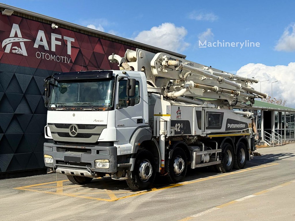 Putzmeister 2016 na šasiji Mercedes-Benz Axor 4140 pumpa za beton