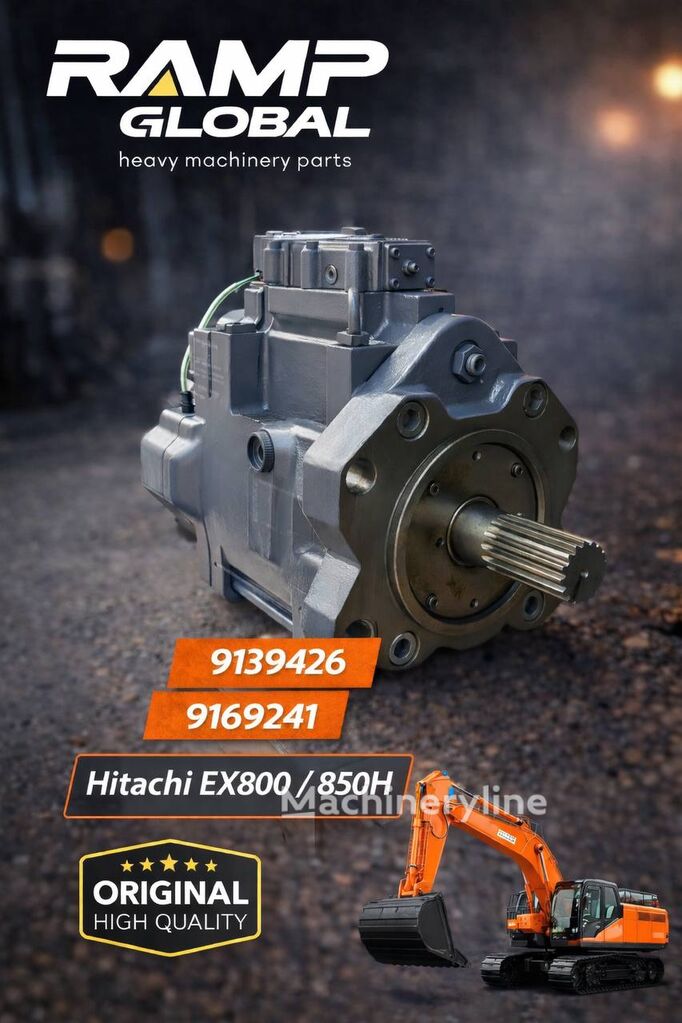 Hitachi 9139426, 9169241 hidraulična pumpa za Hitachi Ex800, 850H bagera