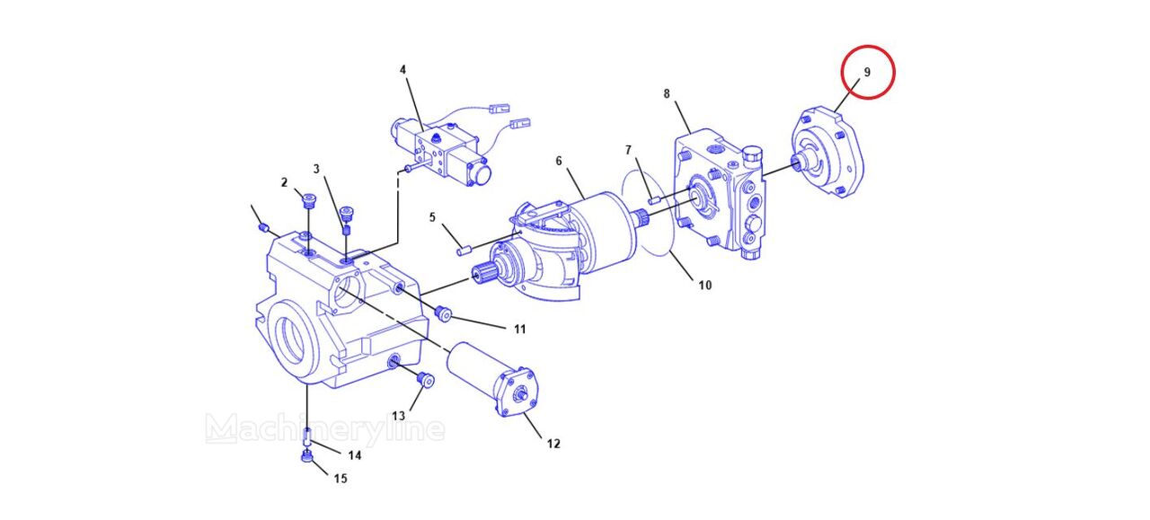 2782295 hidraulična pumpa za Caterpillar CP-533C valjka