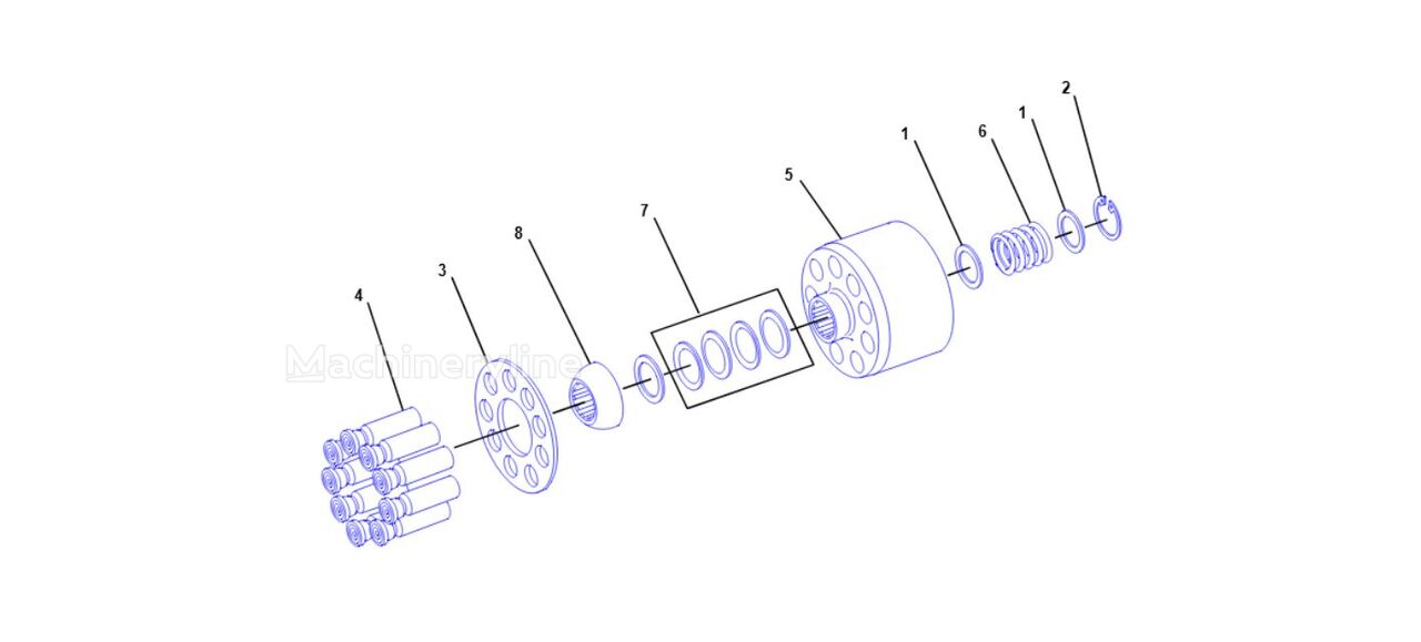 Caterpillar 2569357 hidraulična pumpa za Caterpillar D4G D5G D6T D9 D10 D10T2 D11 buldožera