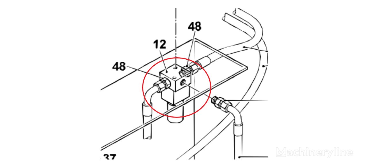 Caterpillar 505-2196 hidraulični razvodnik za Caterpillar RH170 RH340 6020 6040 6030 6060 6090 bagera