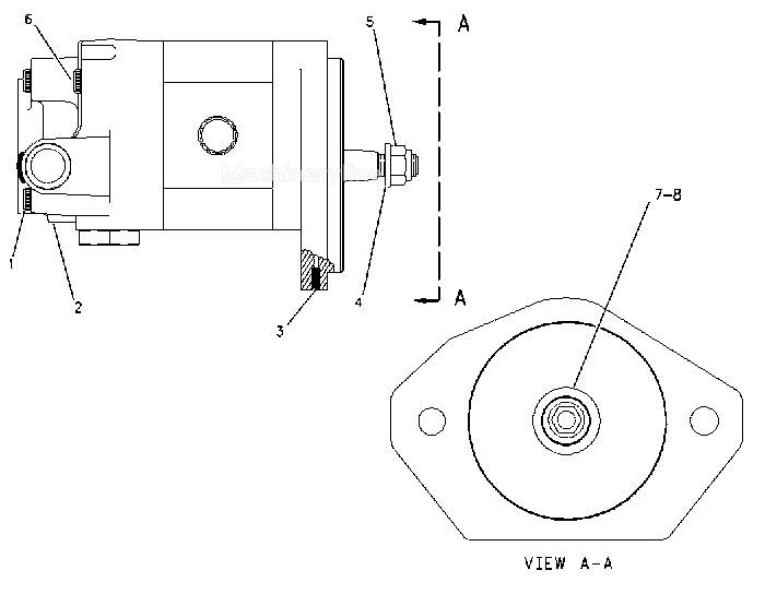 Caterpillar 1470181 hidraulična pumpa za Caterpillar 928G prednjeg utovarivača