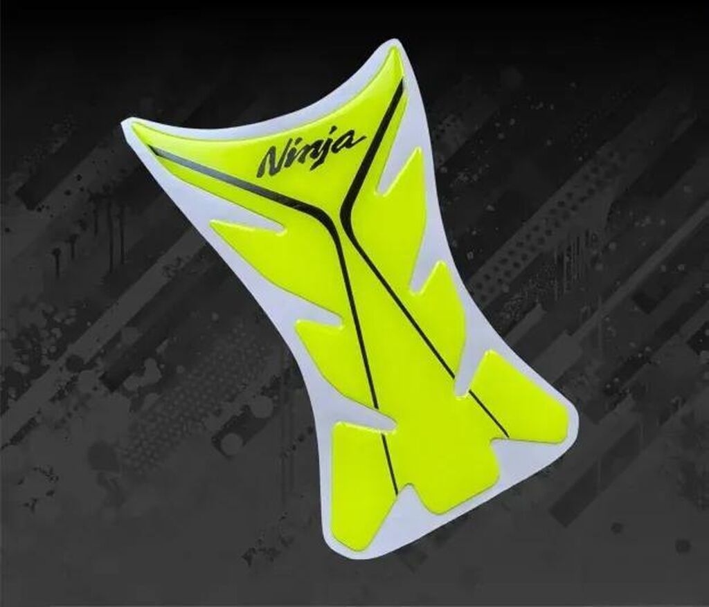 Nalepnice - Kawasaki Ninja Tank pad fluo zuti- stikeri- 2404    Opis