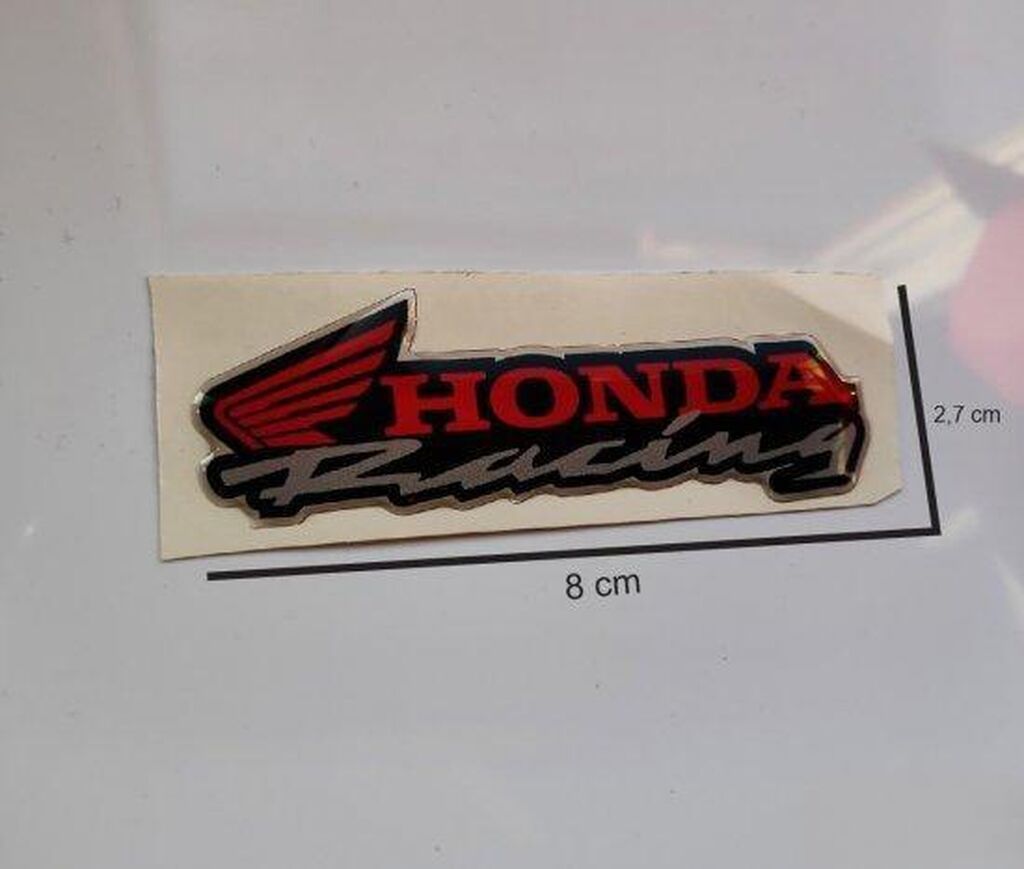Honda racing - stiker - 901    opis: samolepljivi stiker izradjen od