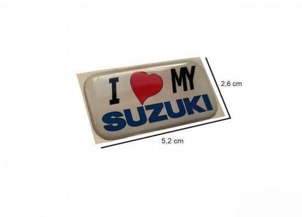 I <3 my suzuki - stiker - 925    opis: samolepljivi stiker izradjen