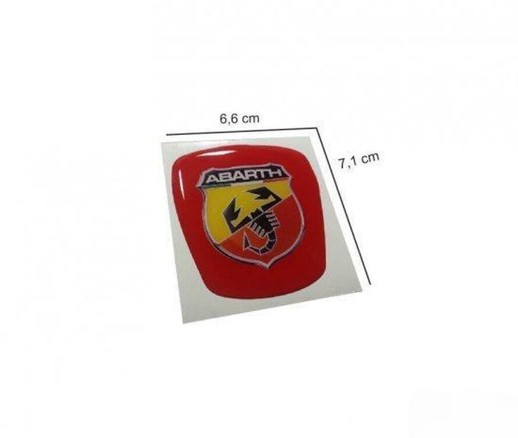 Abarth - stiker - 798    opis: samolepljivi stiker izradjen od