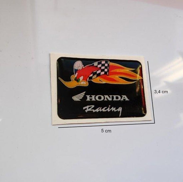 Honda racing - stiker - 908    opis: samolepljivi stiker izradjen od