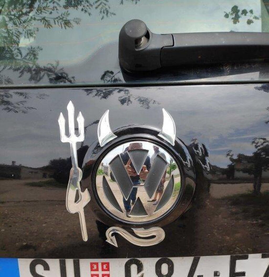 Volkswagen đavo - stiker - 853    opis: samolepljivi stiker izradjen