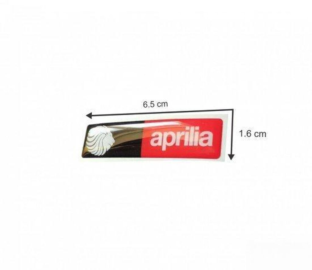 Aprilia - stiker - 1315    opis: samolepljivi stiker izradjen od