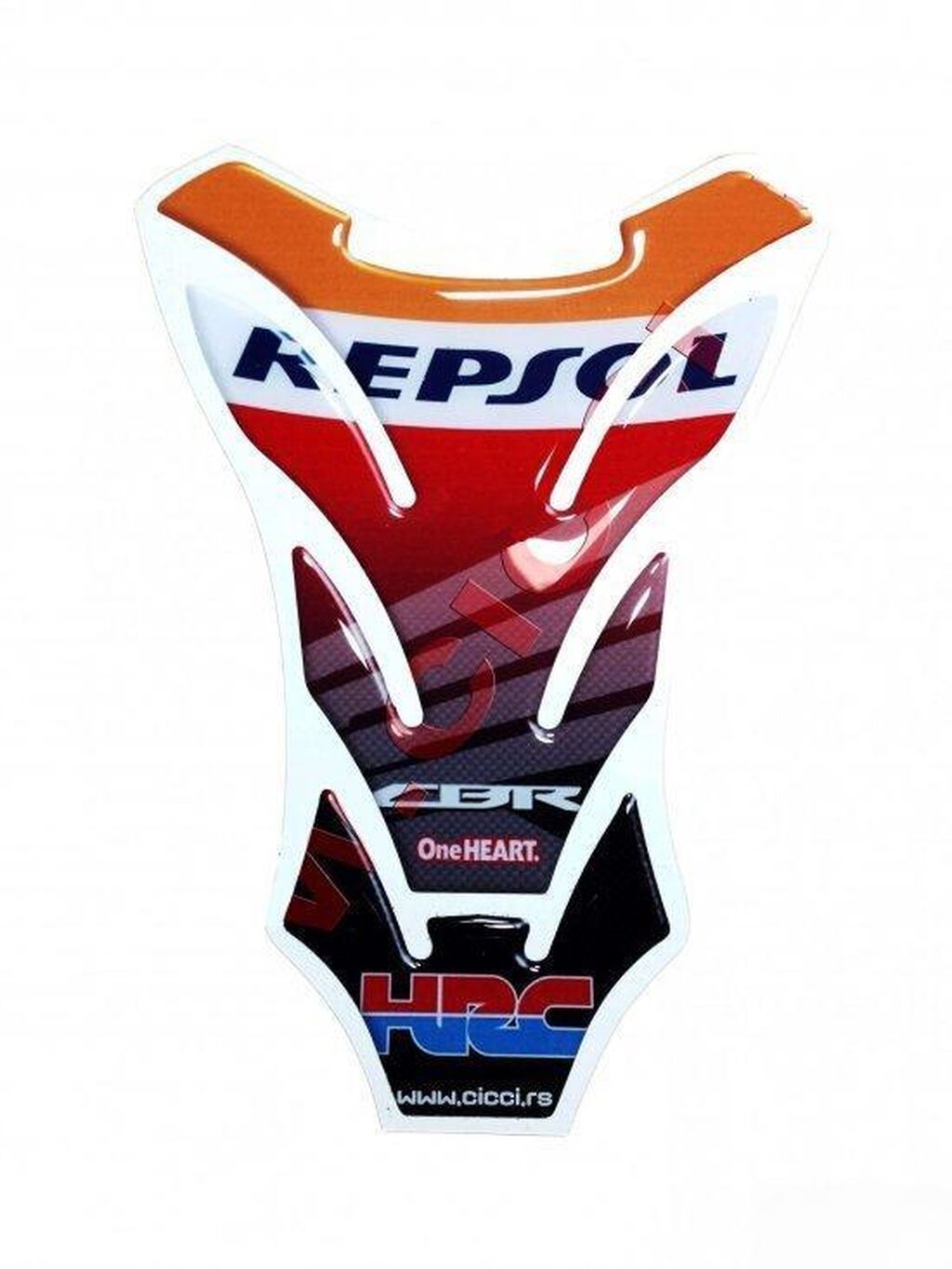 HONDA REPSOL - tank pad - 585    Opis: Samolepljivi protektor za