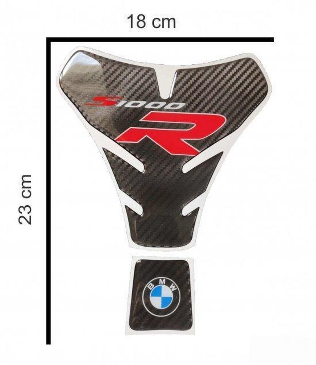 BMW S1000R - Carbon tank pad - 736    Opis: Stikeri za motore