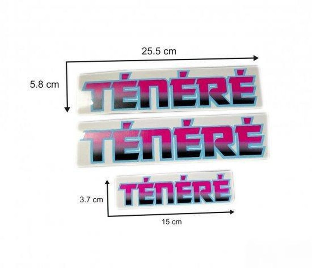 Yamaha Tenere - Nalepnice - 1581    Opis: Samolepljive nalepnice