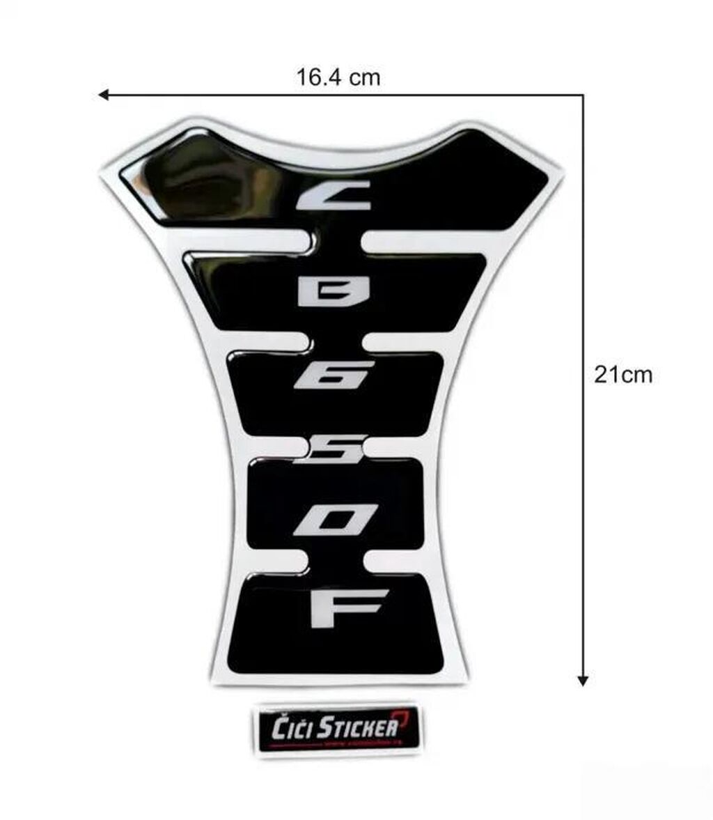 Tank pad Honda CB650F - nalepnice za motore - 1720    Opis: Nalepnice