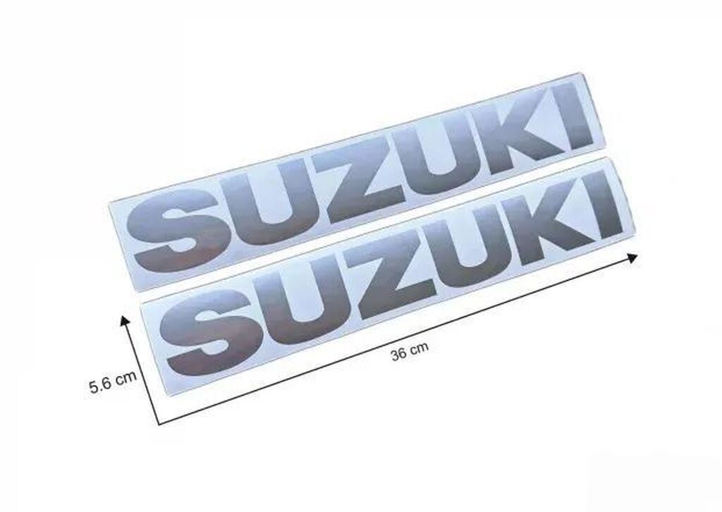 Suzuki Slova nalepnice sive - Nalepnice za motore - 1729    Opis
