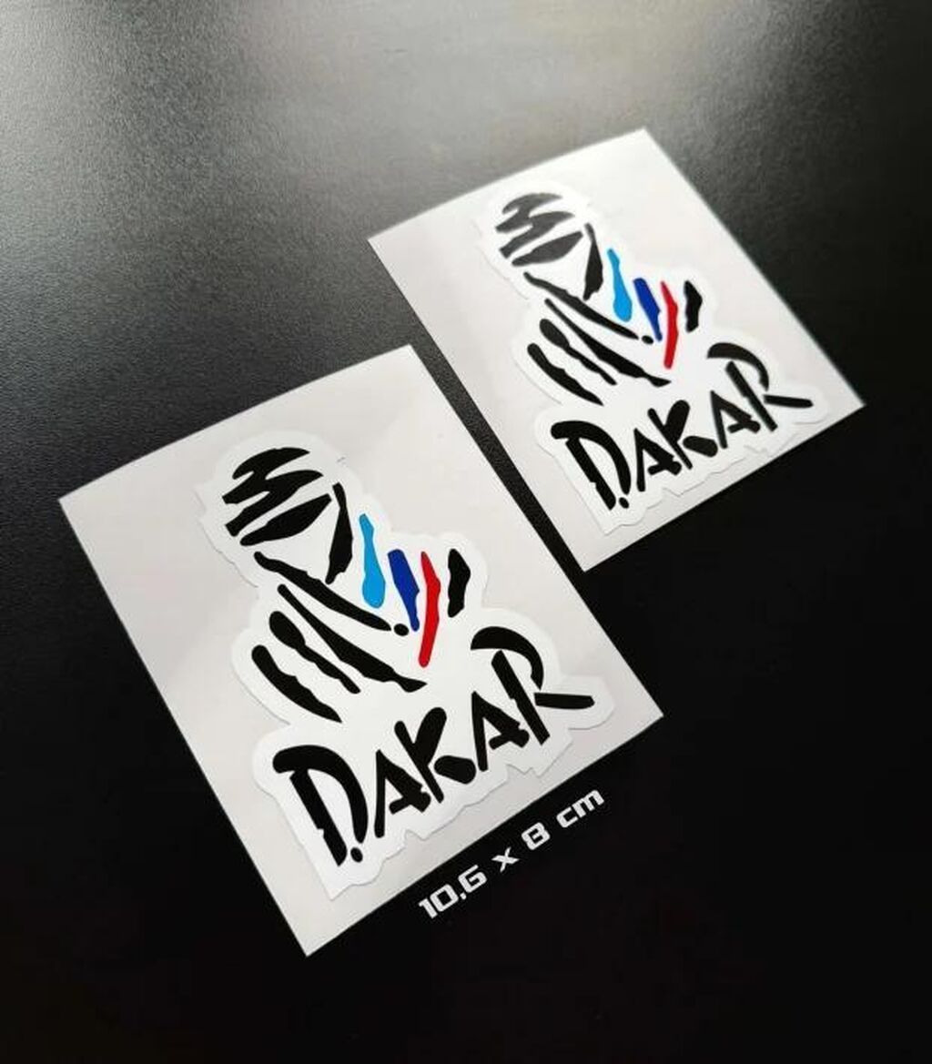 Dakar pvc nalepnica - Nalepnice za motore dakar - 364    Opis