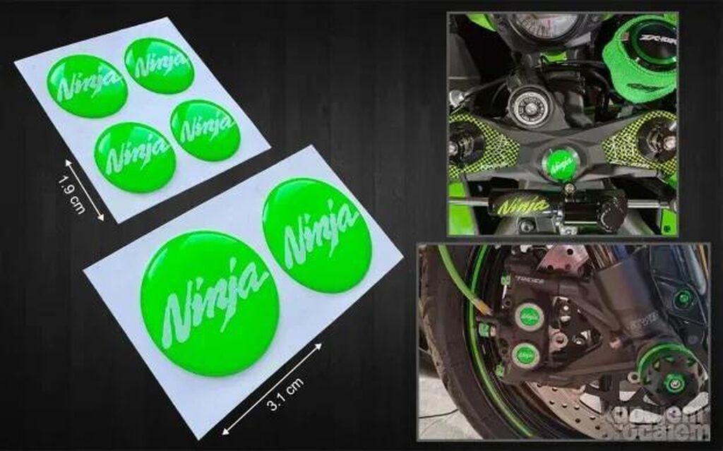 3D STikeri - KAWASAKI NINJA zx10R Stikeri ninja - 2079    Opis: 3D