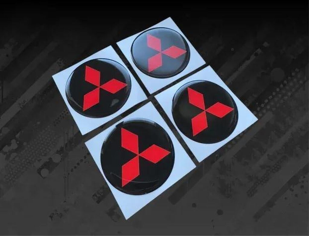 Stikeri Mitsubishi 3D stikeri za felne Nalepnice - 2547    Opis