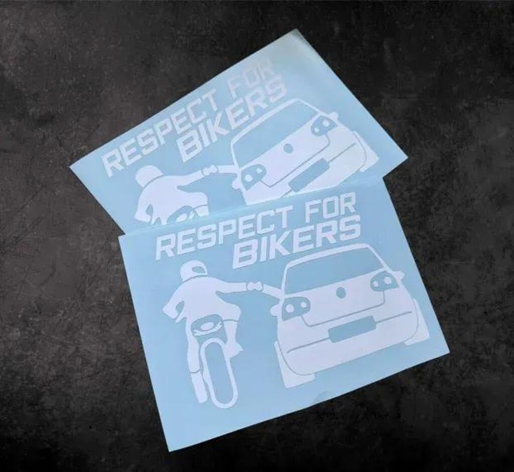 STIKERI - Respect for bikers Nalepnice - 2210    Opis: Nalepnice po