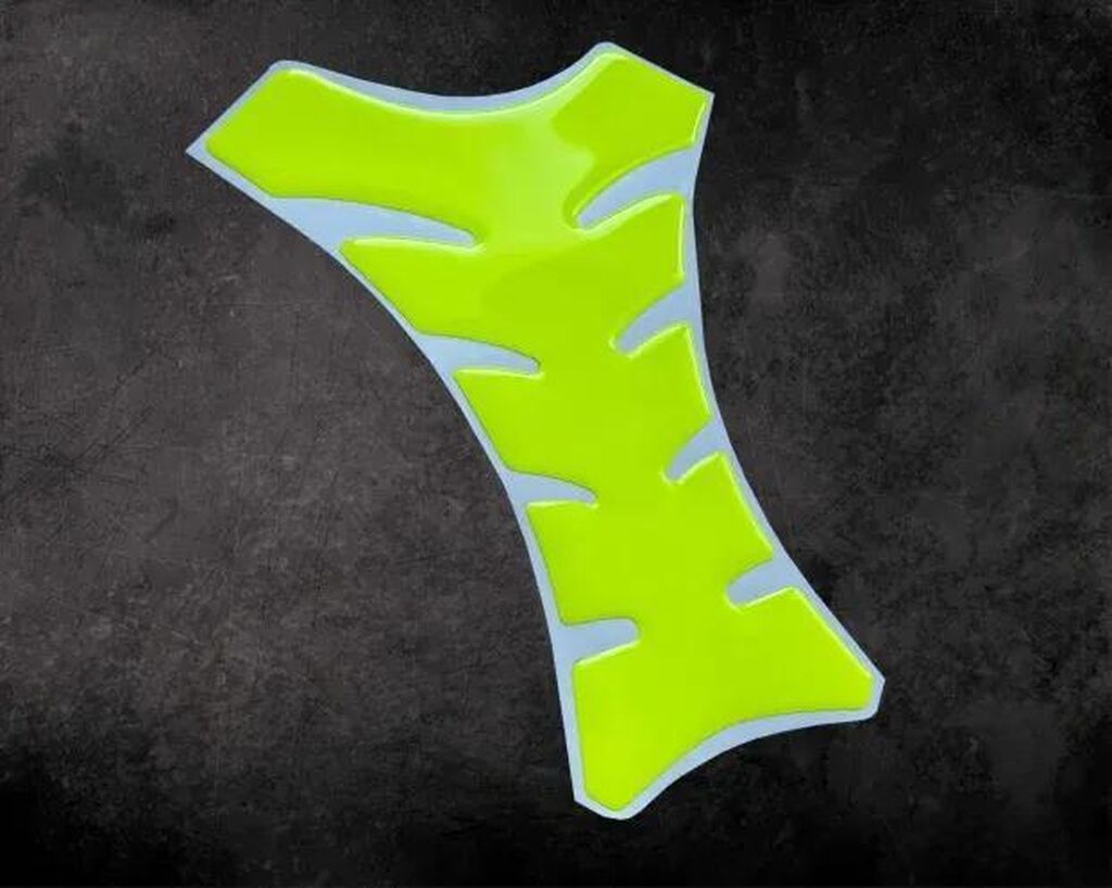 3D stiker Tank Pad Fluo žuti - stikeri za motore - 2032    Opis: 3D