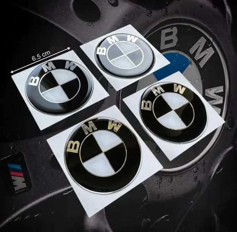 BMW Stikeri za felne crno beli - Nalepnice za felne - 1942    Opis