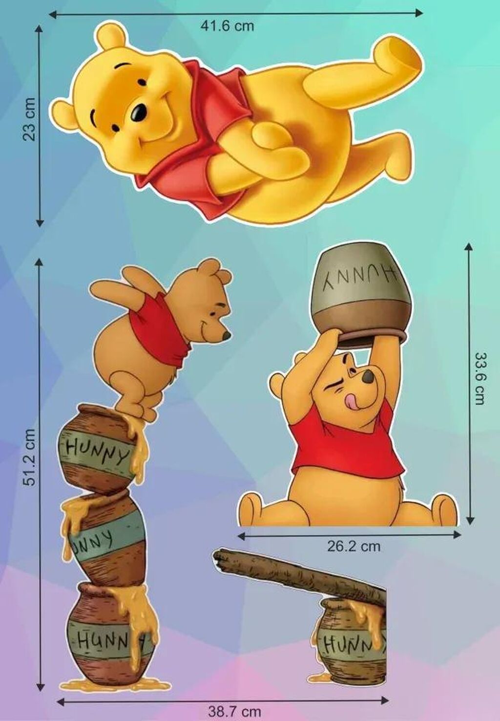 Zidne Nalepnice -Winnie Pooh- Vini pu Nalepnice za zid- 2386    Opis