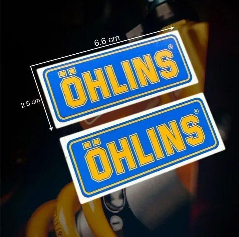 Ohlins nalepnice - nalepnice 3d stikeri po želji - 1946    opis