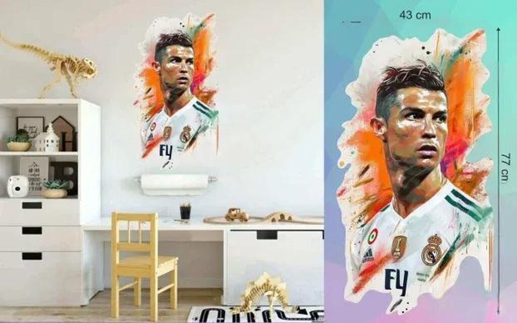 Zidne Nalepnice -Cristiano Ronaldo Nalepnice za zid- 2389    Opis