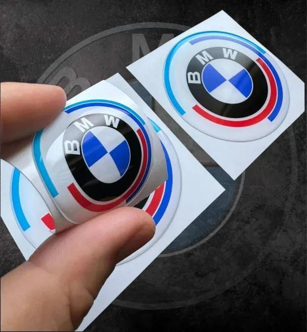 STIKERI - BMW Anniversary Stikeri hauba-gepek-volan-2307    Opis