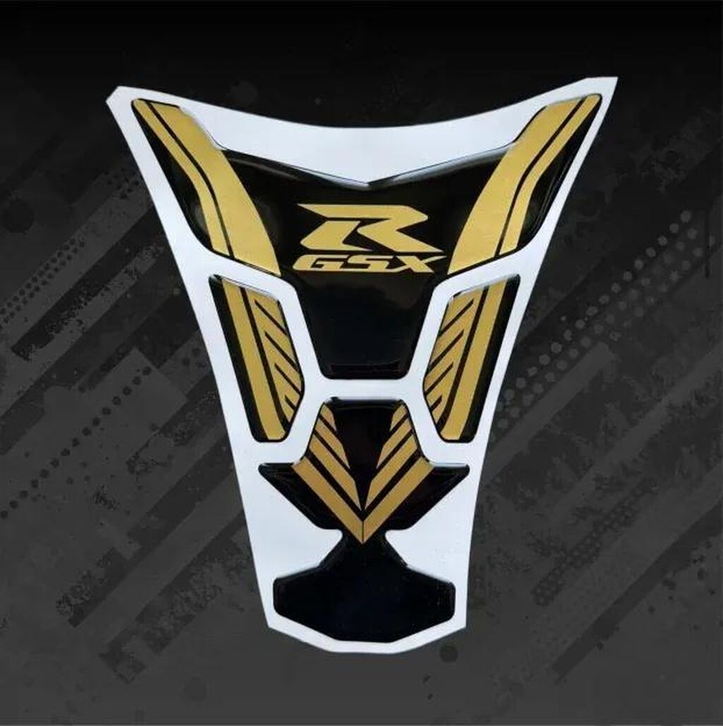 Tank Pad Suzuki Gsxr crno zlatno 3D Stiker za rezervoar-2576    Opis