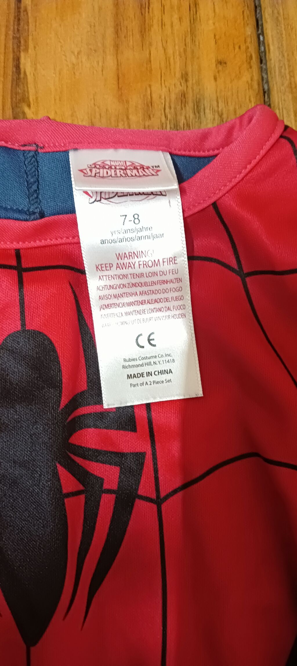 Dečiji kostim Spider‑Man (Marvel), original Rubies Costume Co. -