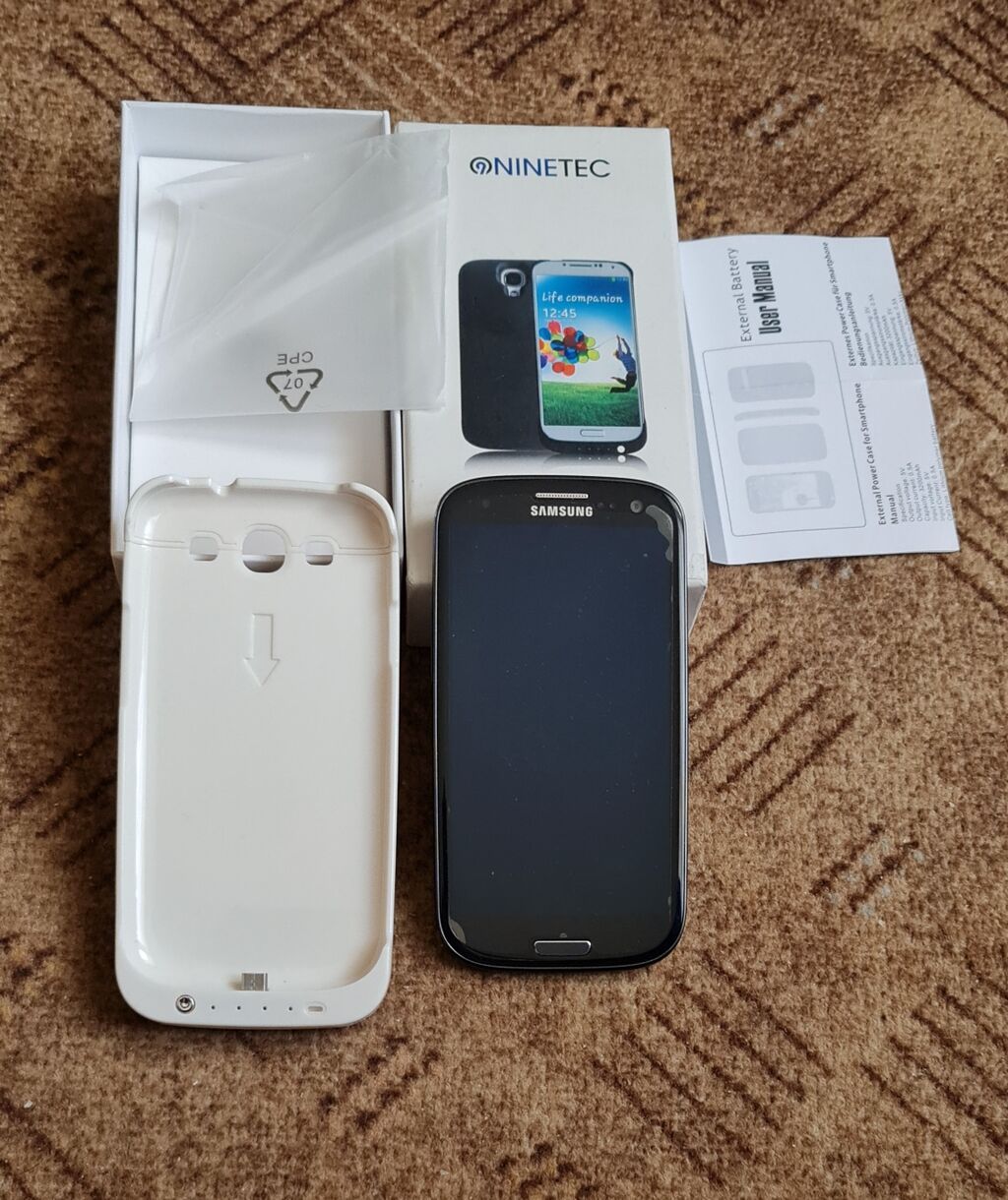 Samsung Galaxy S3 (GT-I9300) + NINETEC Power Case NT-S3 set - U