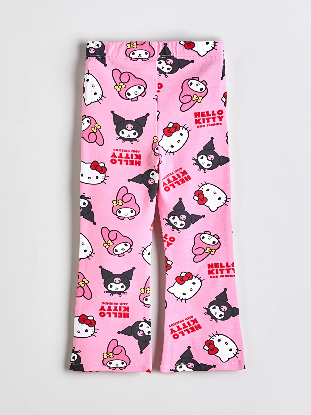 LCW Kids Kuromi Print Široke Helanke Za Devojke