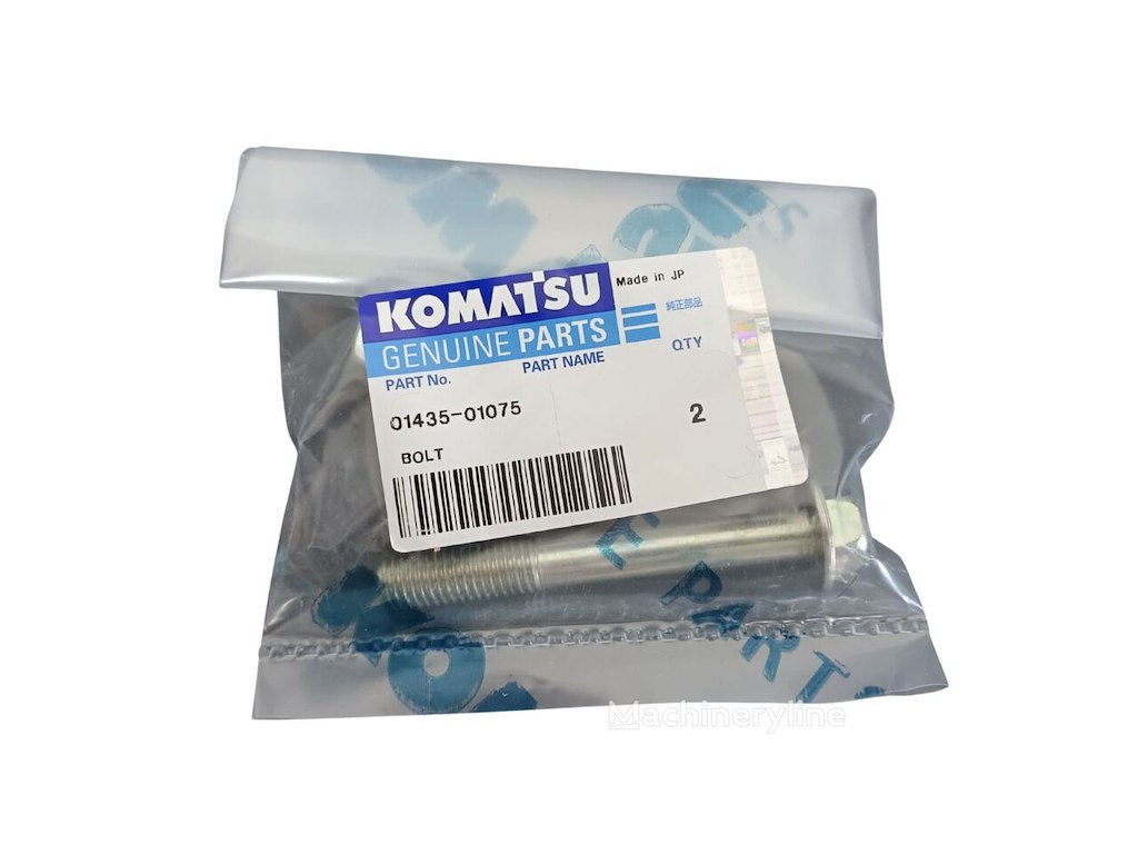 BOLT Komatsu 01435-01075 za Komatsu bagera