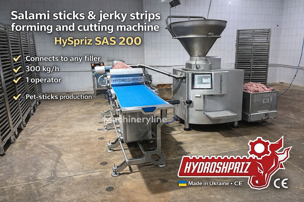 Nova HySpriz Automatic Forming & Cutting System SAS200 | Tray Filling linija za proizvodnju kobasica