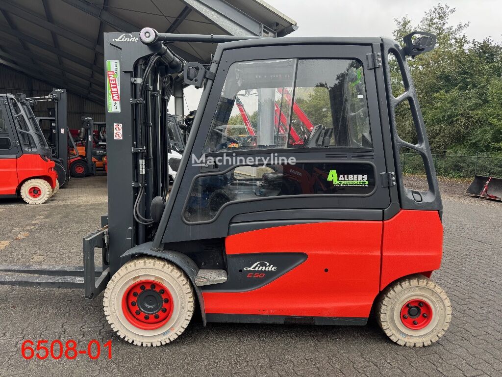 Linde E 50 HL 01 električni viljuškar