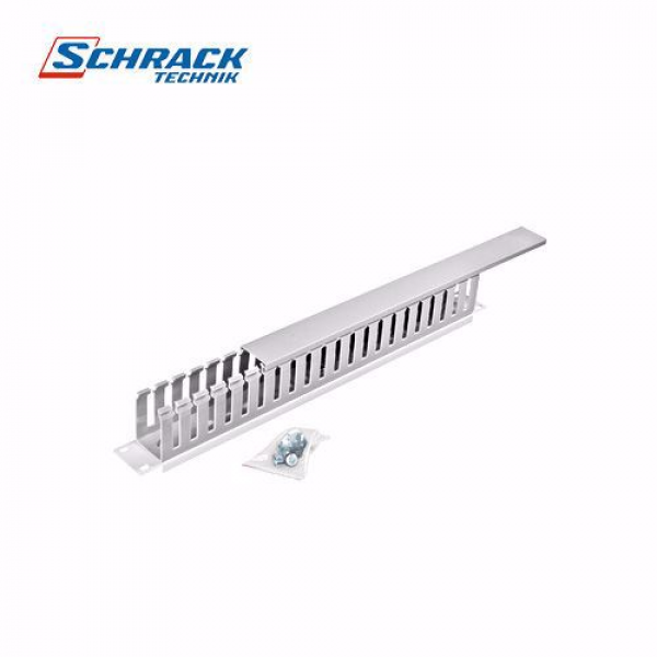 Schrack 19 Panel za ranziranje kabla, 1 instalac. PVC kanalica, 1HU HDBS148051