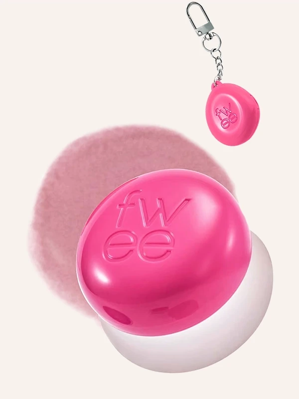 fwee Keyring Lip&Cheek Blurry Pudding Pot PK01 Baby rumenilo/ruž za usne 5 g
