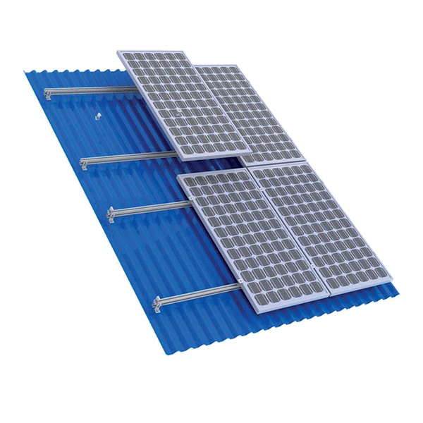STRUCTURE FOR SANDWICH ROOF 590W PANEL 6kW,SET