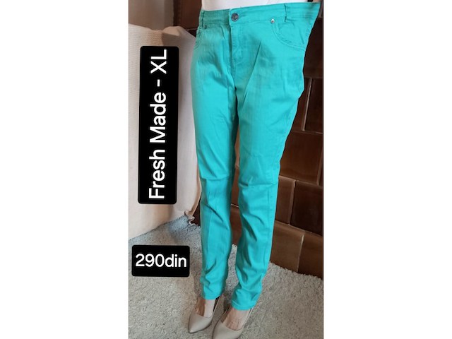 Fresh Made pantalone zelene ženske XL/42