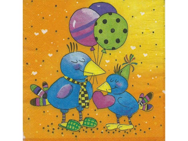 Salveta POV56K2_48 - 33x33cm  Ptice