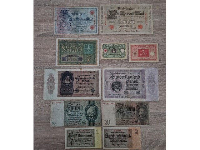 Lot novcanica Nemacka 1905/1937
