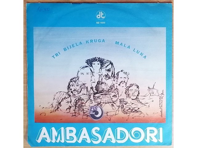 SP AMBASADORI - Tri bijela kruga (1978) M/NM, PERFEKTNA