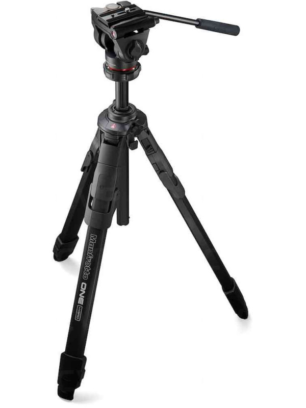 MANFROTTO TRIPOD SET ONE ALU WITH 500X FLUID HEAD (MKONEA-500X)