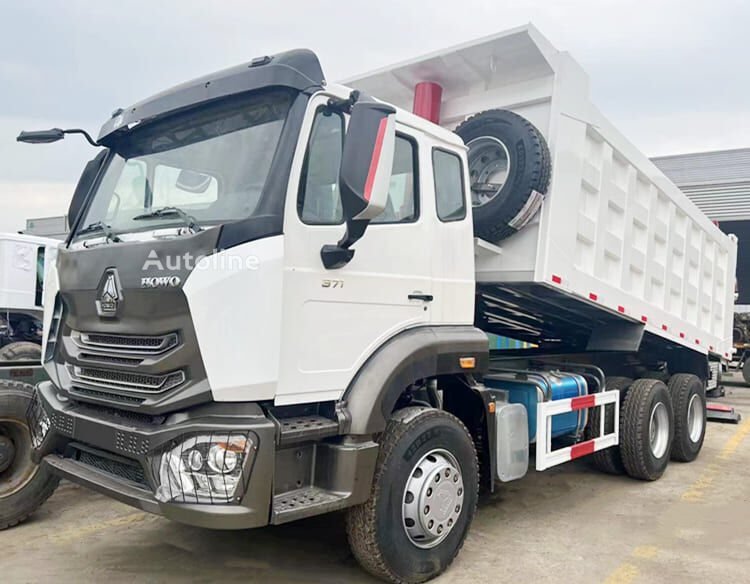 Sinotruk Howo 371HP Used Dump Truck for Sale in Cameroon kiper