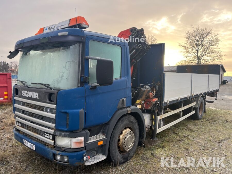 Prodaje se Scania P94DB4X2NB230 kamion s ravnom platformom na aukciji
