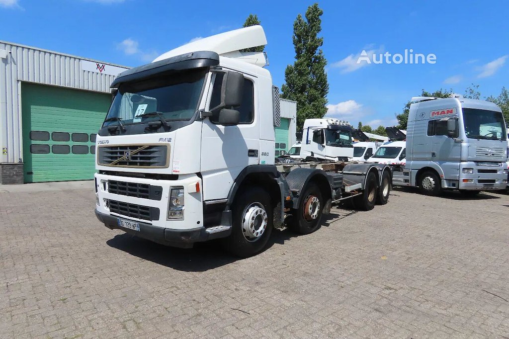 Volvo FM 12.380 8x4 FULL SPRING. 100% condition! kamion šasija