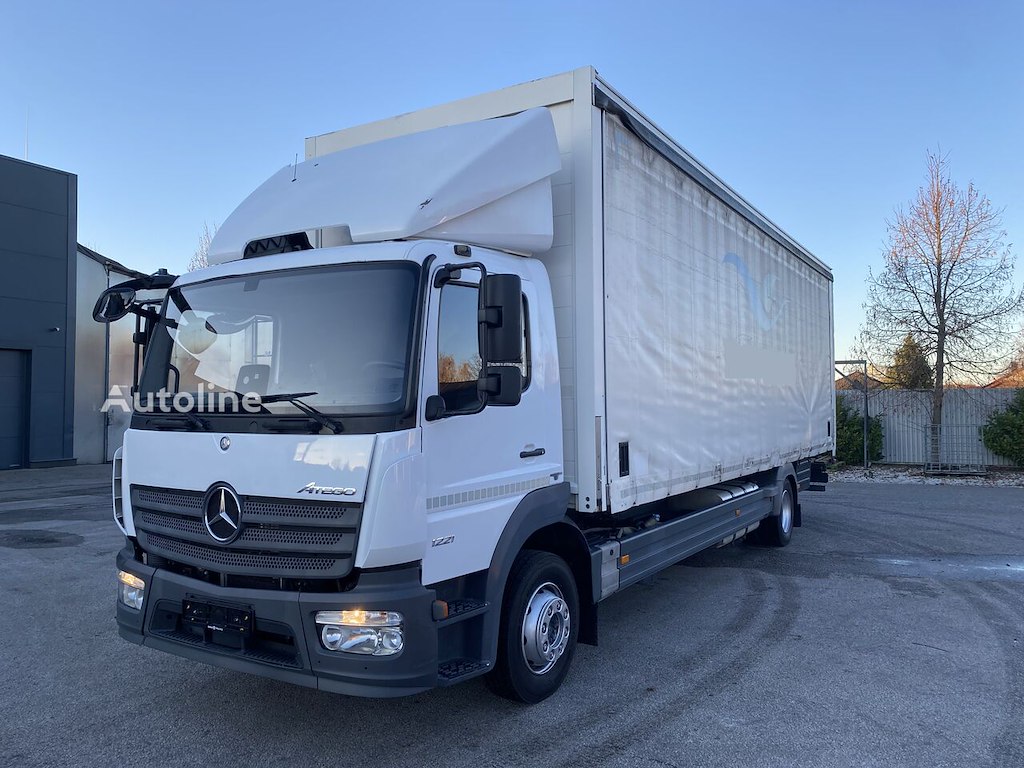 Mercedes-Benz ATEGO 1221/EU6/FÜGGÖNYÖS+DOBOZOS/8,5M/KAMERA kamion sa klizna zavesa cerada