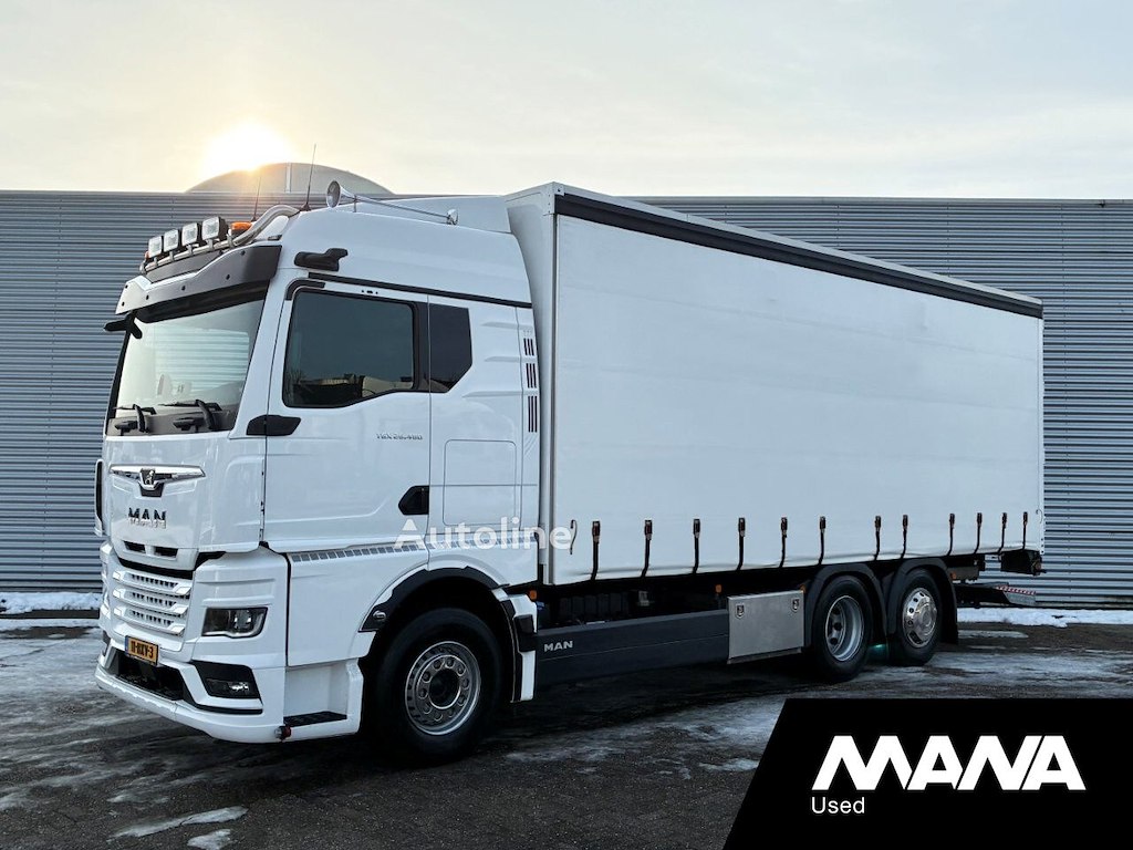 MAN TGX 26.480 6X2/4 LL CH Camera Cruise Standkachel Koelkast Rema V kamion sa klizna zavesa cerada