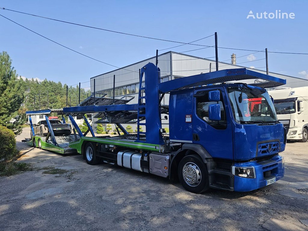 Renault D430 autotransporter + prikolica autotransportera